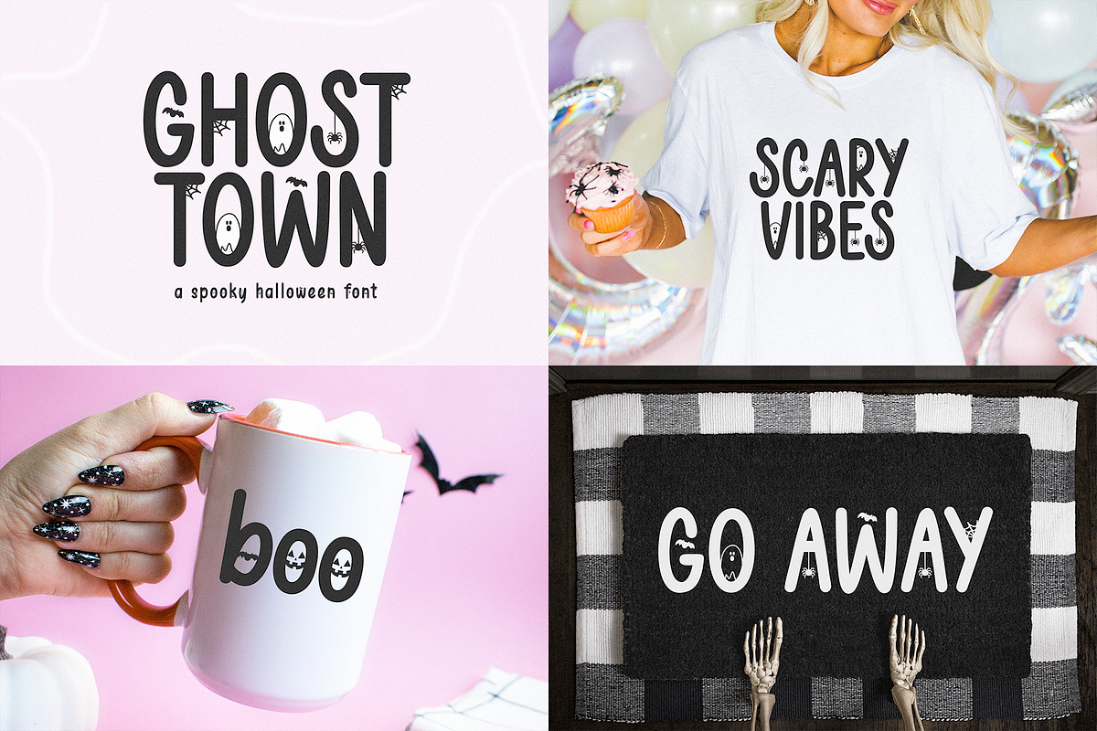 Spooky Halloween Font Bundle, a Handwritten Font by KA Designs