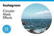 Instagram Circular Mask Effects, a Social Media Template by Offset