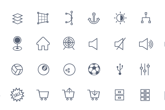Linicons 310 icons PSD CSH, an Outline Icon by Pixlsby.me