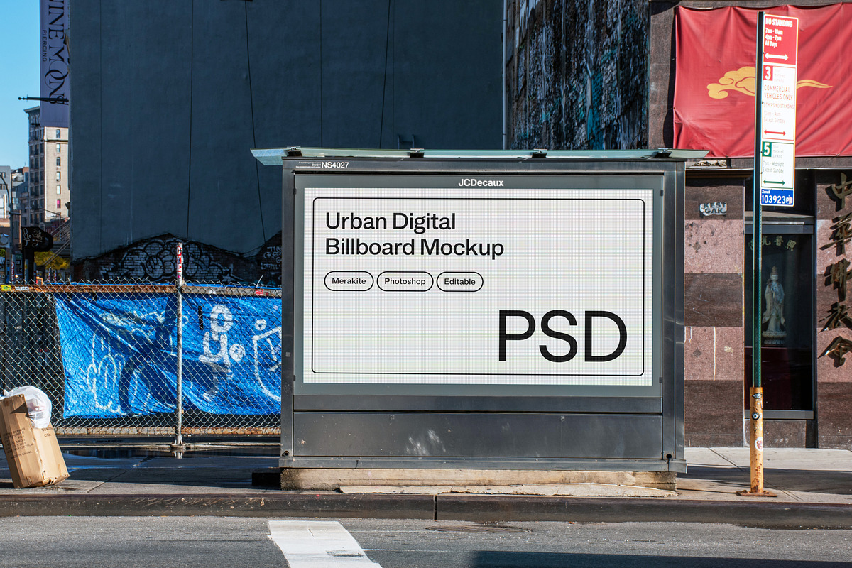 New York Digital Urban Poster Mockup