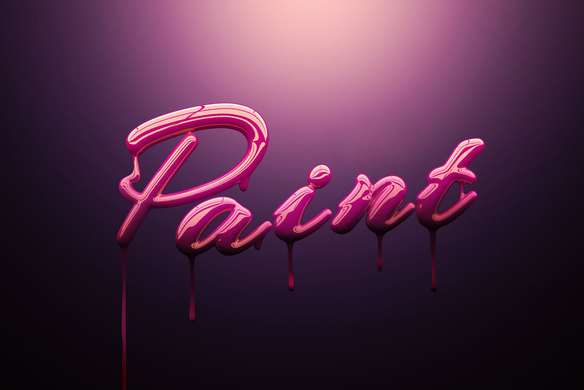 3D Paint Psd Letters, an Object Graphic by GK Creative