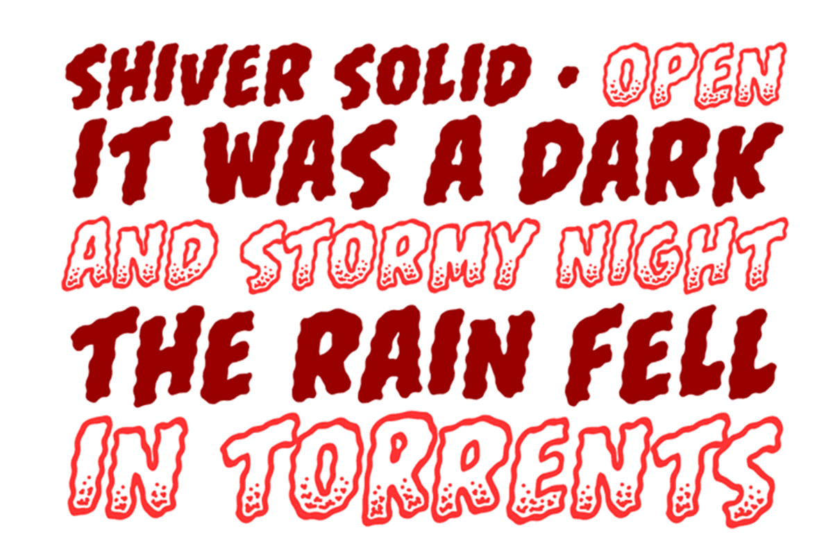 Shiver, a Font by Comicraft Fonts