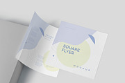 Square Promotional Flyer Mockups, an Advertising Mockup by GfxFoundry