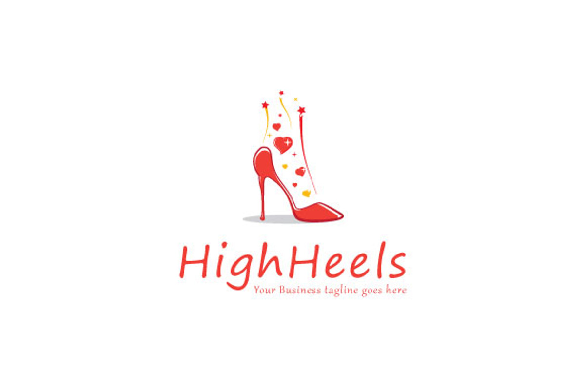 High-Heels Logo Template, a Branding & Logo Template by The Branding Fusion