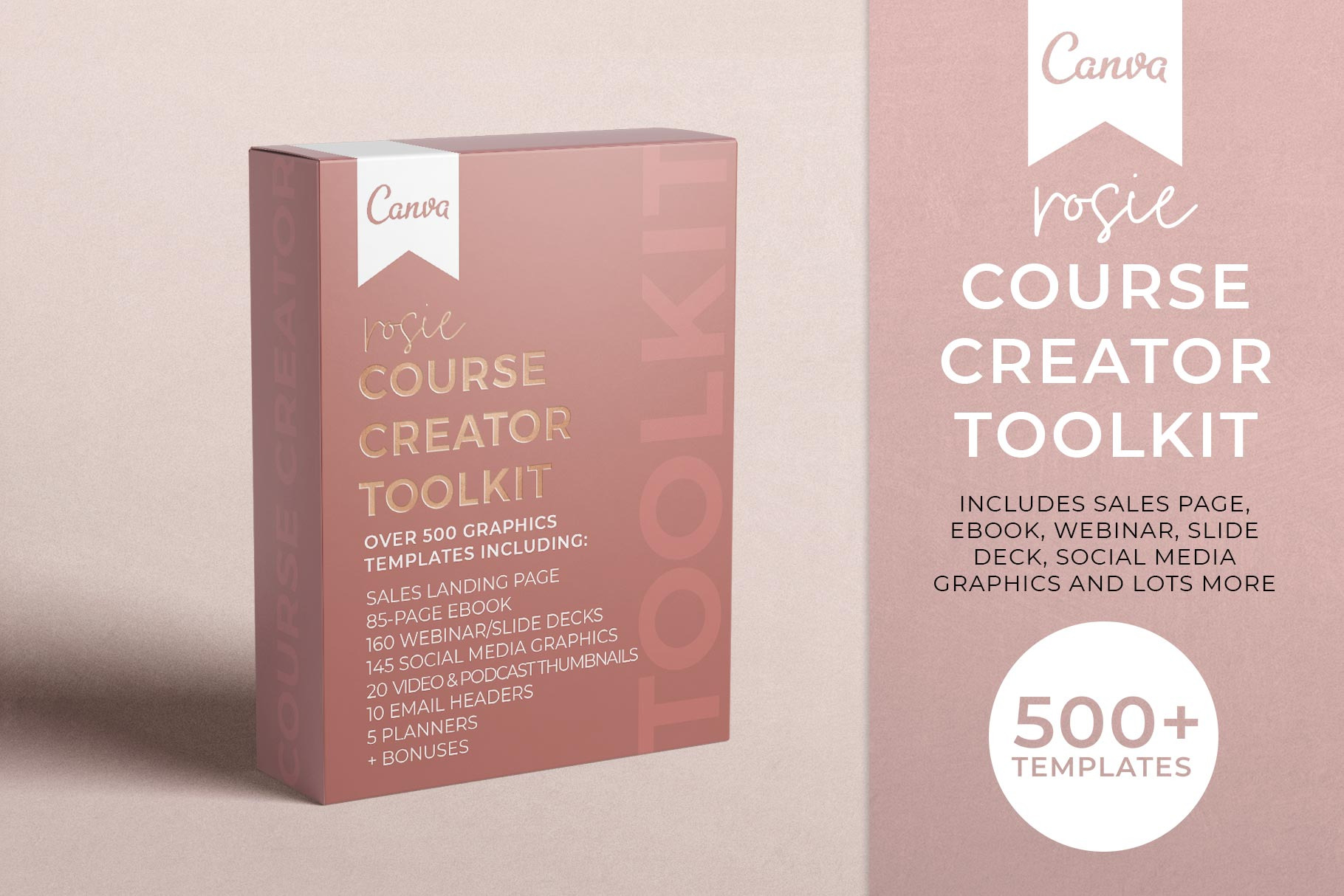 Course Creator Canva Template Kit | Creative Market