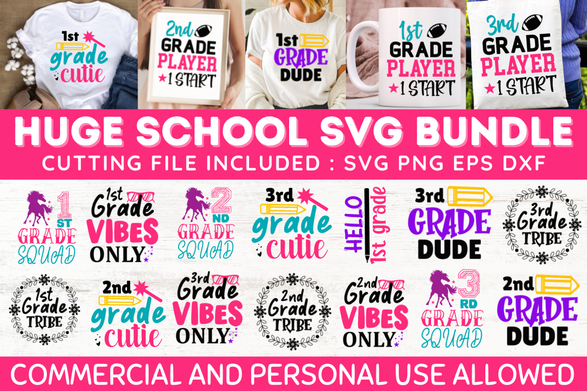 Huge School SVG Bundle | Creative Market