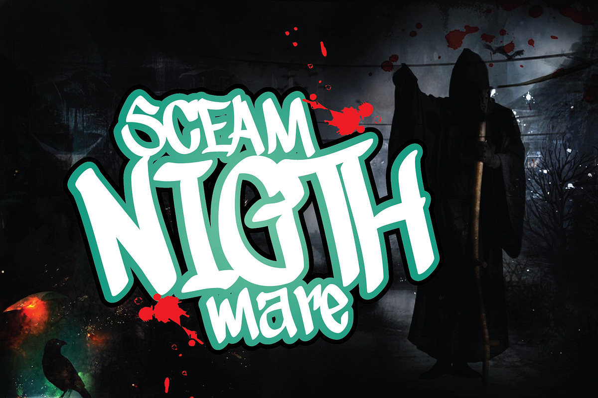 Demons Font, a Blackletter Font by BBtypeStudios