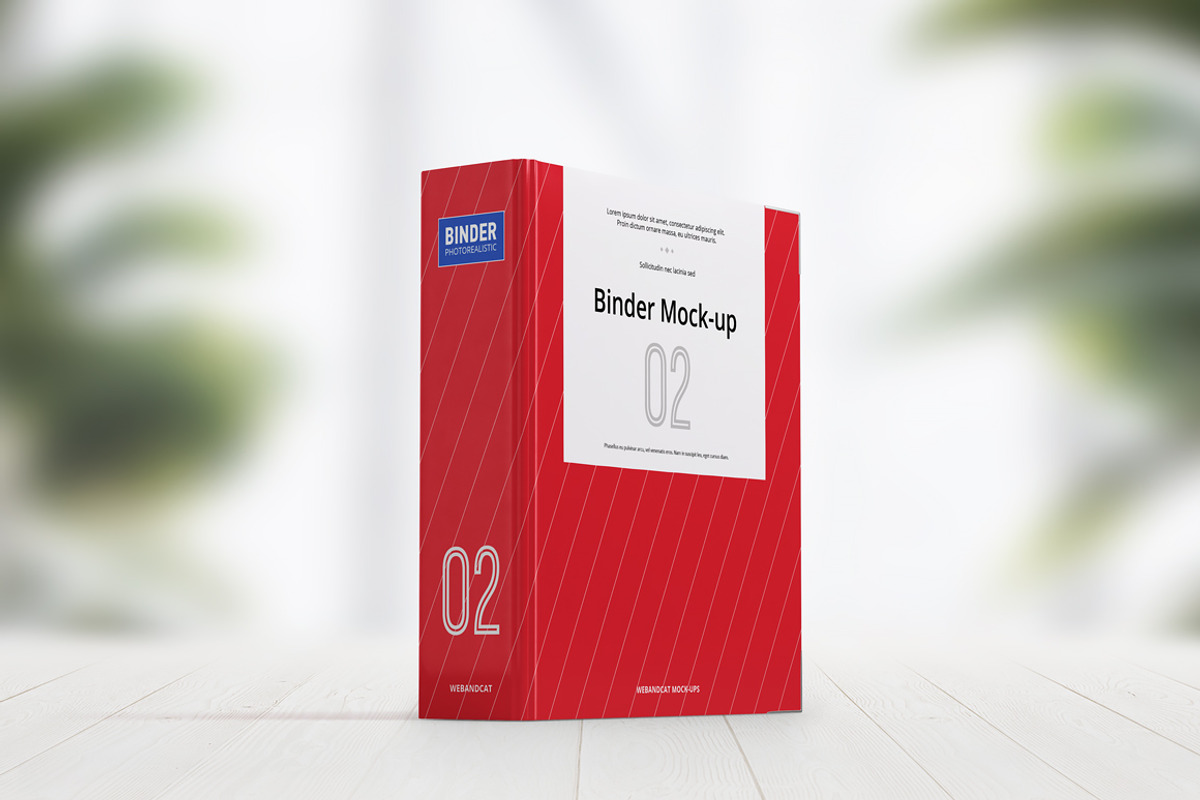 Binder Mock-up, a Books & Magazine Mockup by WebAndCat