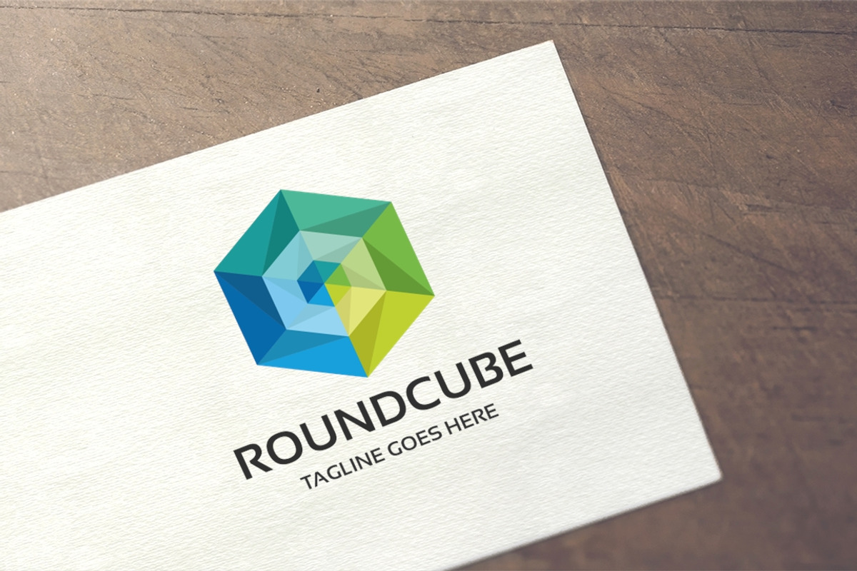 Round Cube Logo, a Branding & Logo Template by Design_Planet