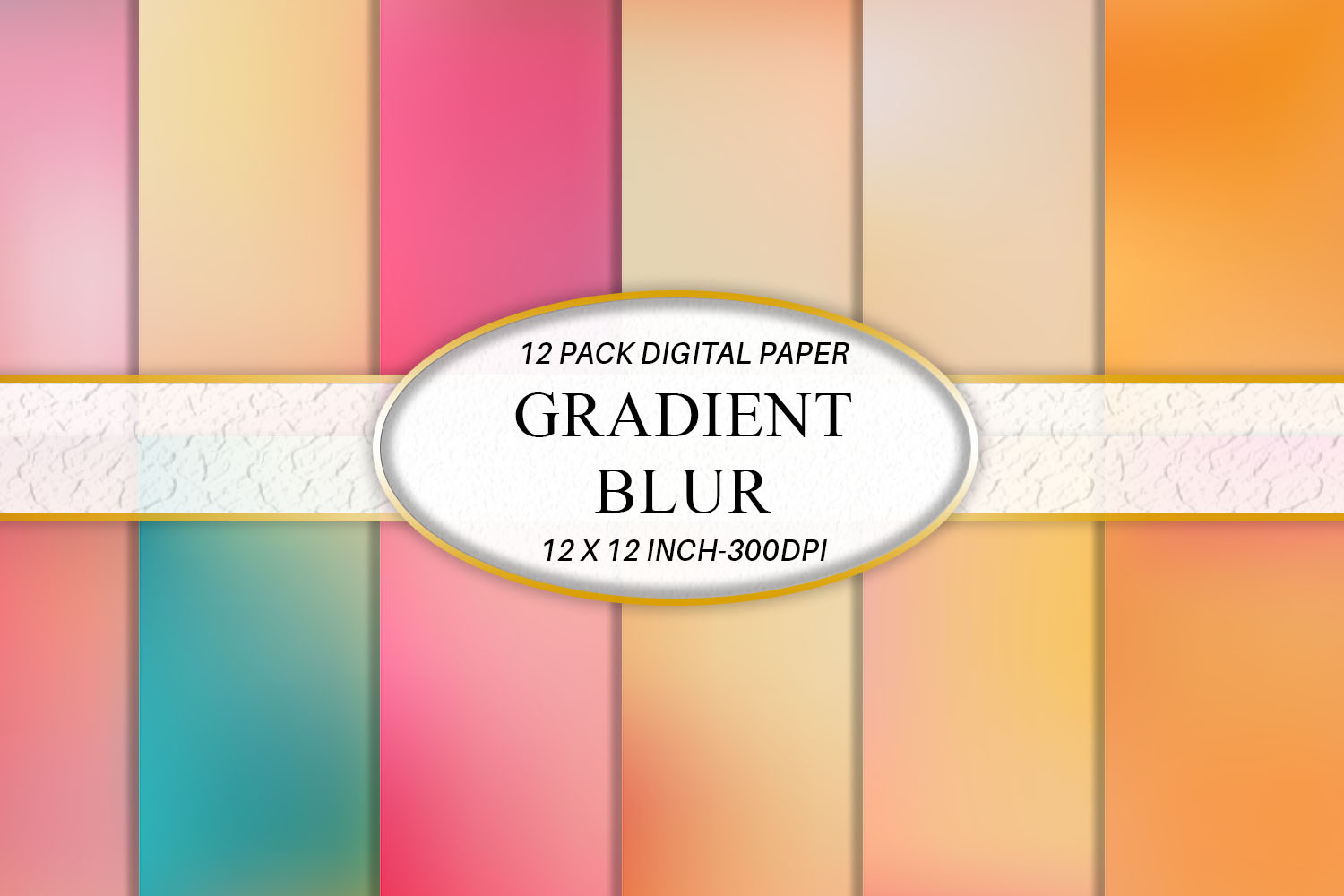digital paper gradient color blur, a Texture Graphic by Artnoy