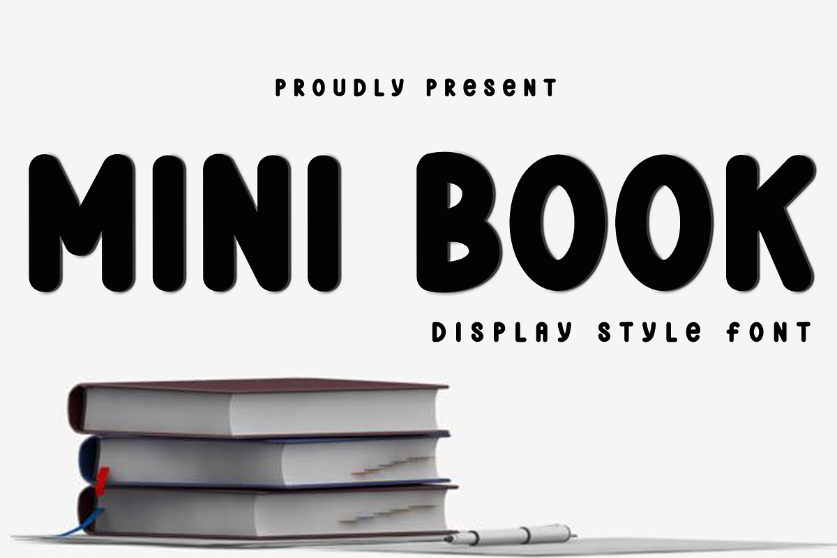 Mini Book, a Script Font by InermediaSTUDIO