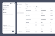 CRM Wireframe Kit. Dashboard UI kit