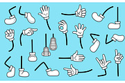 Comic legs and arms. Hand for, a Graphic by LadadikArt