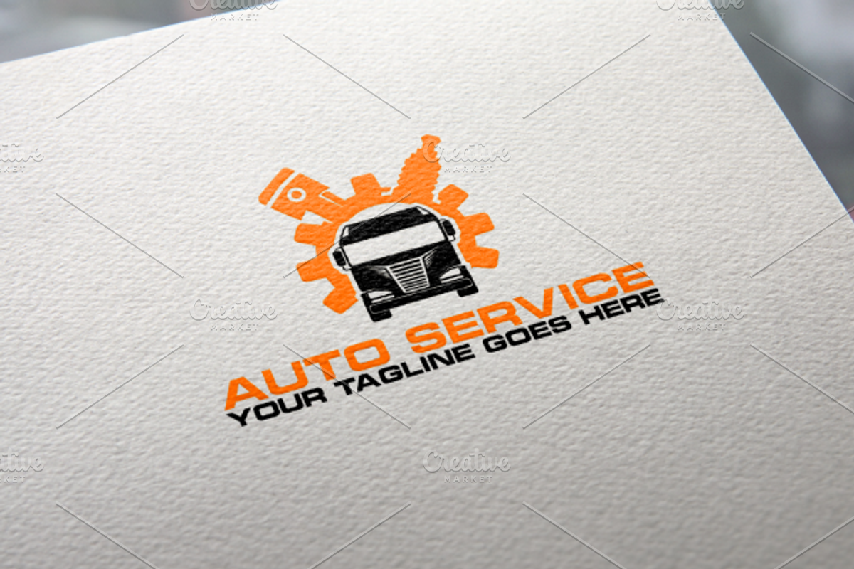 Truck Service Logo, a Branding & Logo Template by REDVY CREATIVE