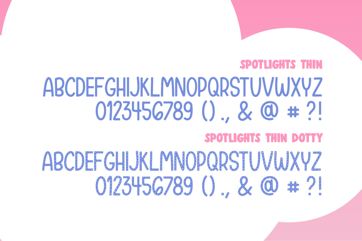 Spotlights Font Duo, a Sans Serif Font by Salt & Pepper Designs