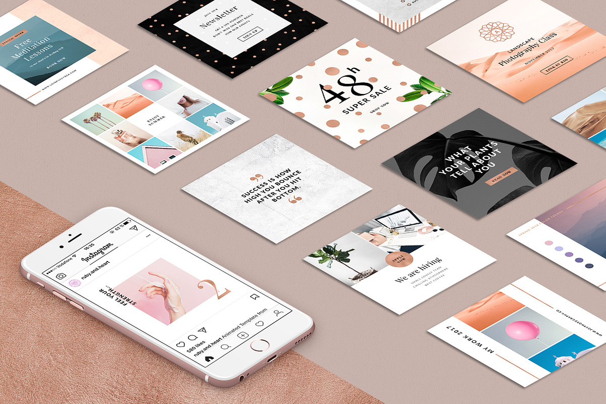 ANIMATED Copper Social Media Pack, a Social Media Template by Ruby ...