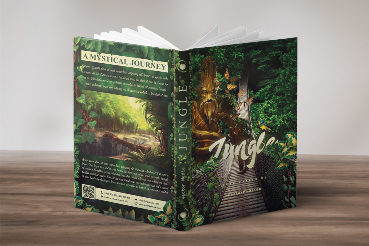 Jungle - Book Cover Design, a Templates & Theme by VectorMedia