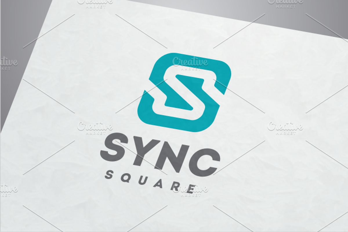 Sync Square - Letter S Logo, a Branding & Logo Template by yopie ...