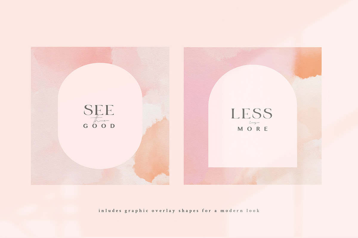 Abstract Quote Backgrounds, a Texture Graphic by Basia Stryjecka