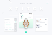 STITCH - Shopping app UI Kit, an UI Kit Template by Agilie | Creative ...