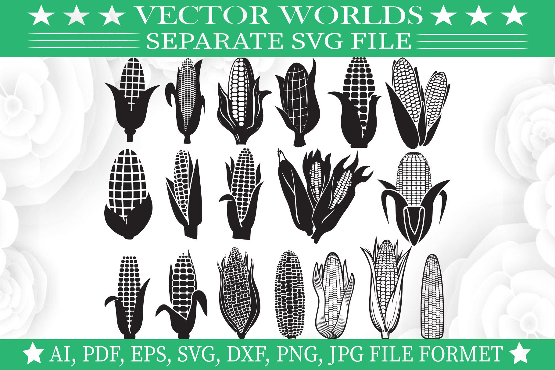 Corn Svg, Pop, Popcorn Svg, an Object Graphic by VectorWorlds