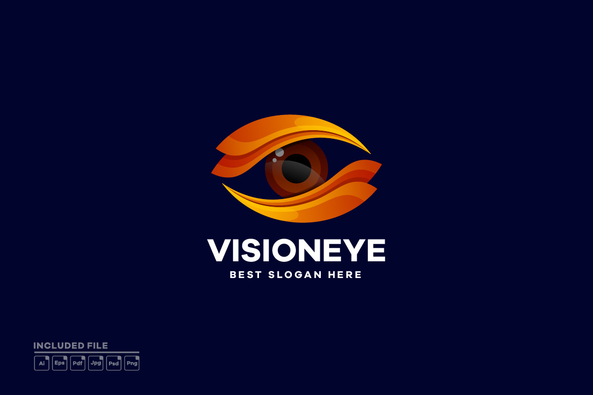 Vision Eye Illustration Logo, a Branding & Logo Template by yuanesei ...