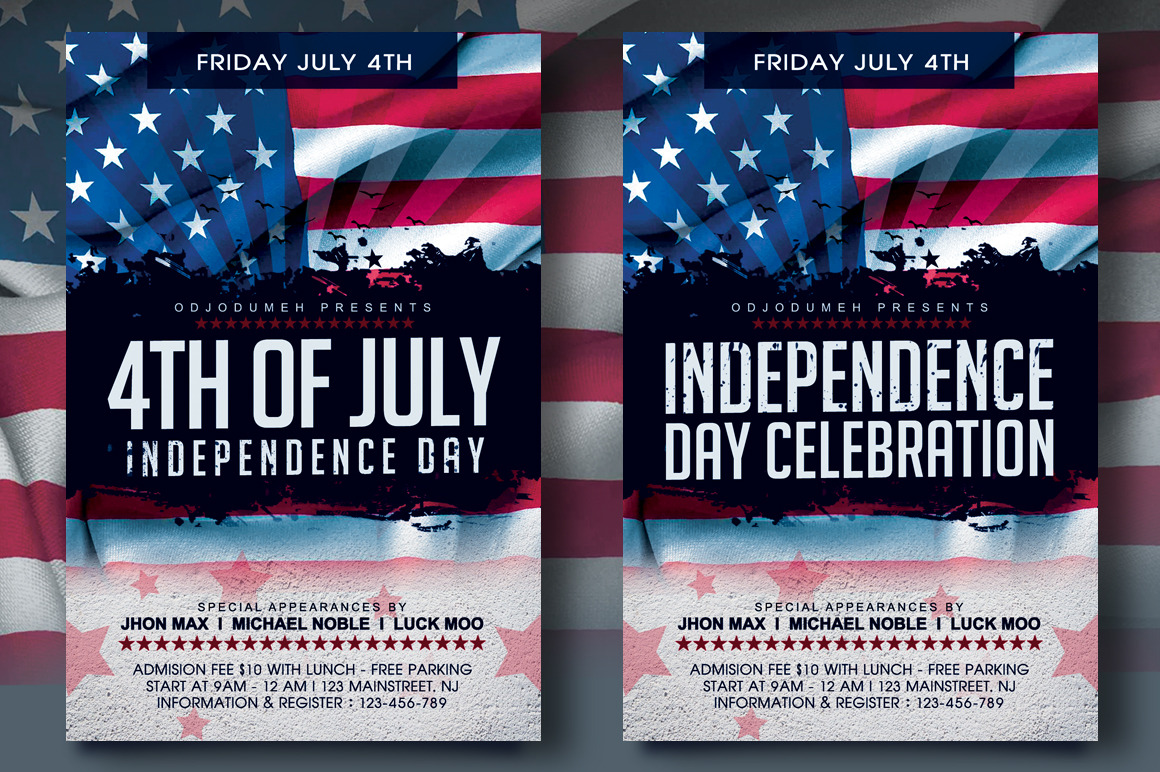 Independence Day Flyer, a Flyer Template by AyumaDesign | Creative Market