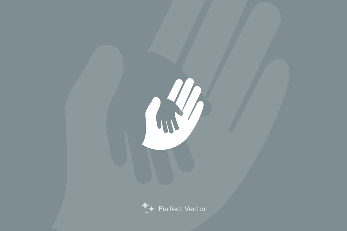 Father hand Logo Template, a Branding & Logo Template by Artyway Logo ...