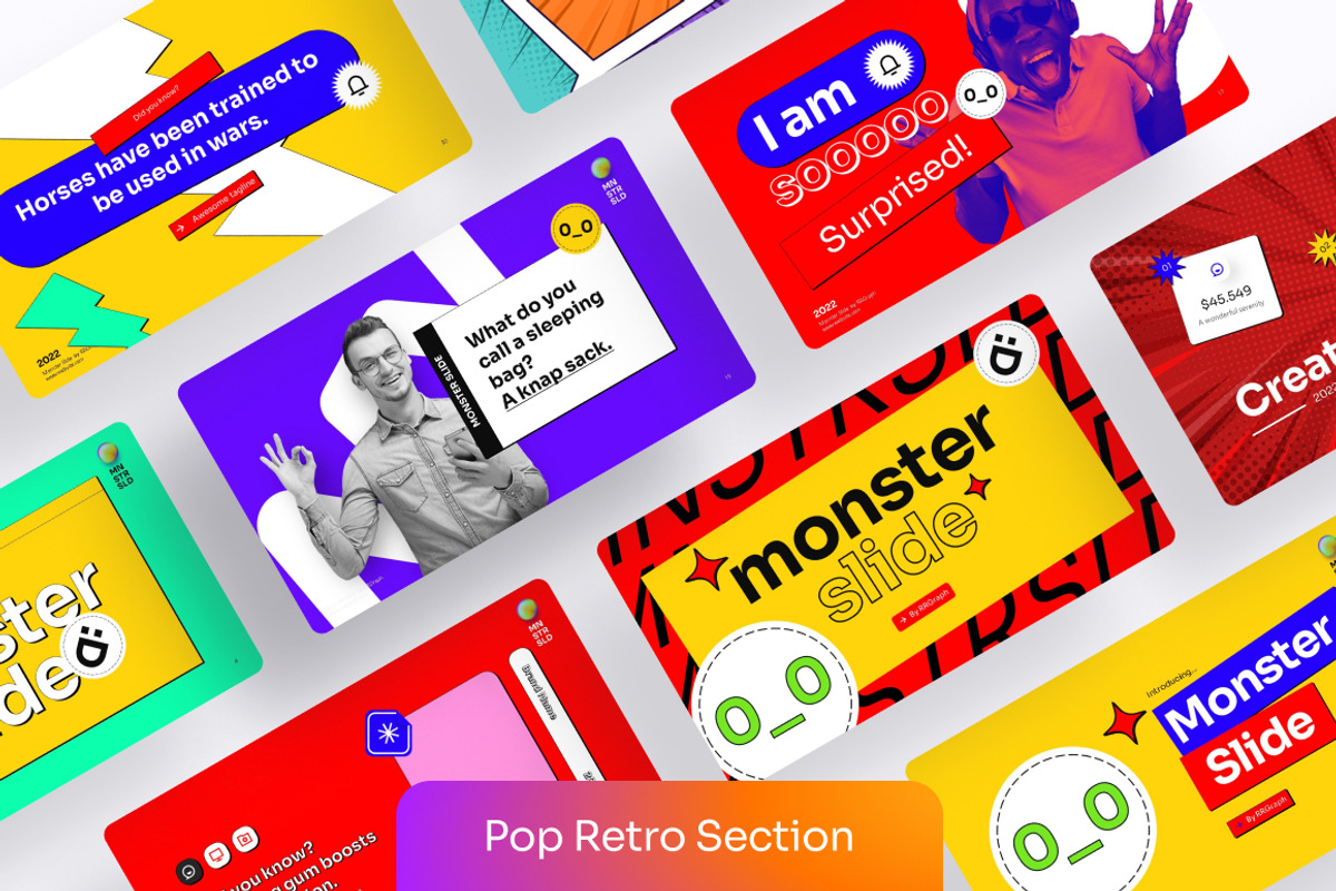 Monster Slides PowerPoint Template