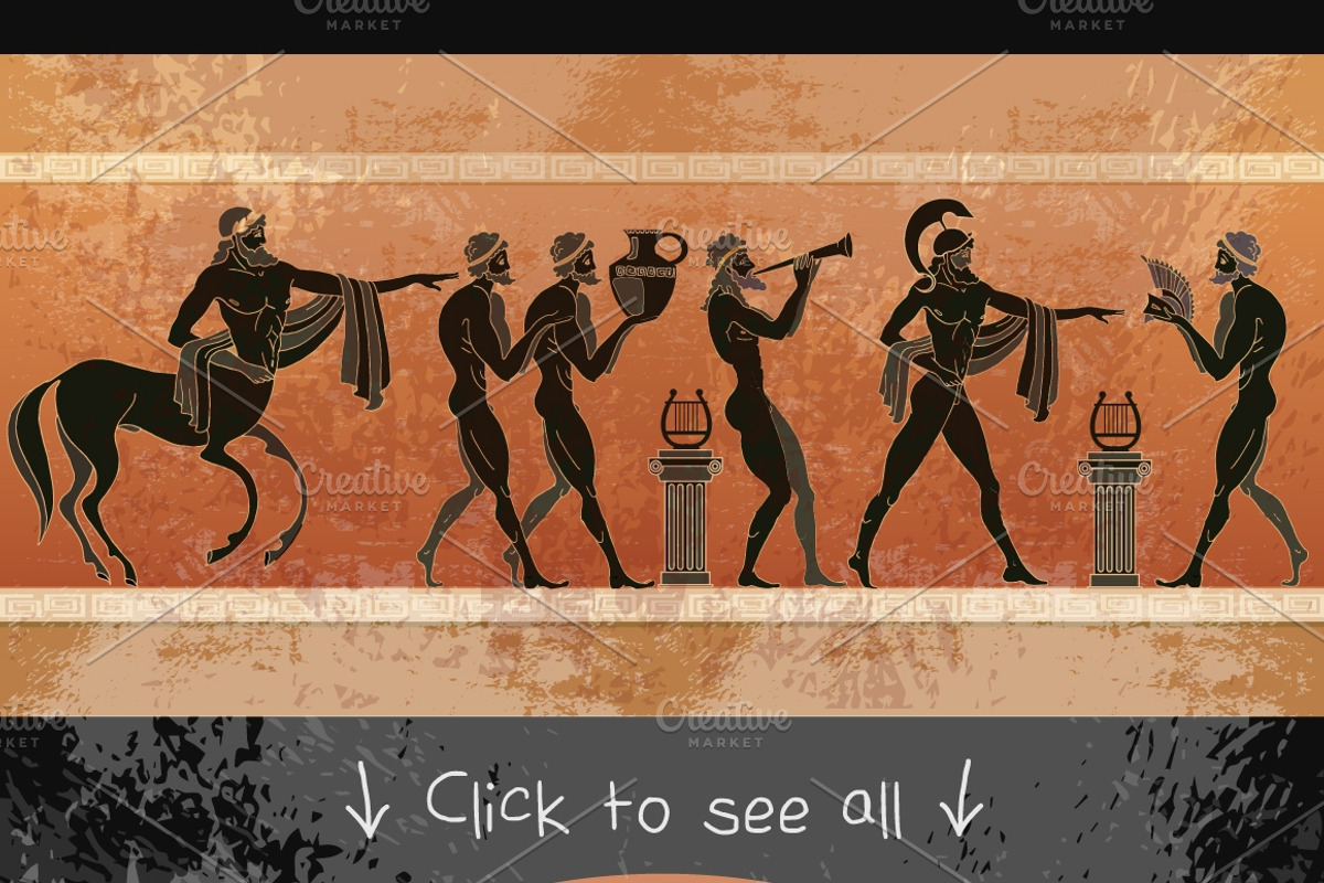 Ancient Greece, a Background Graphic by Matrioshka