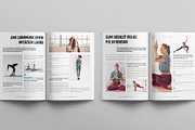 Yoga Digital Magazine Layout Design, a Magazine Template by TemplatesForest