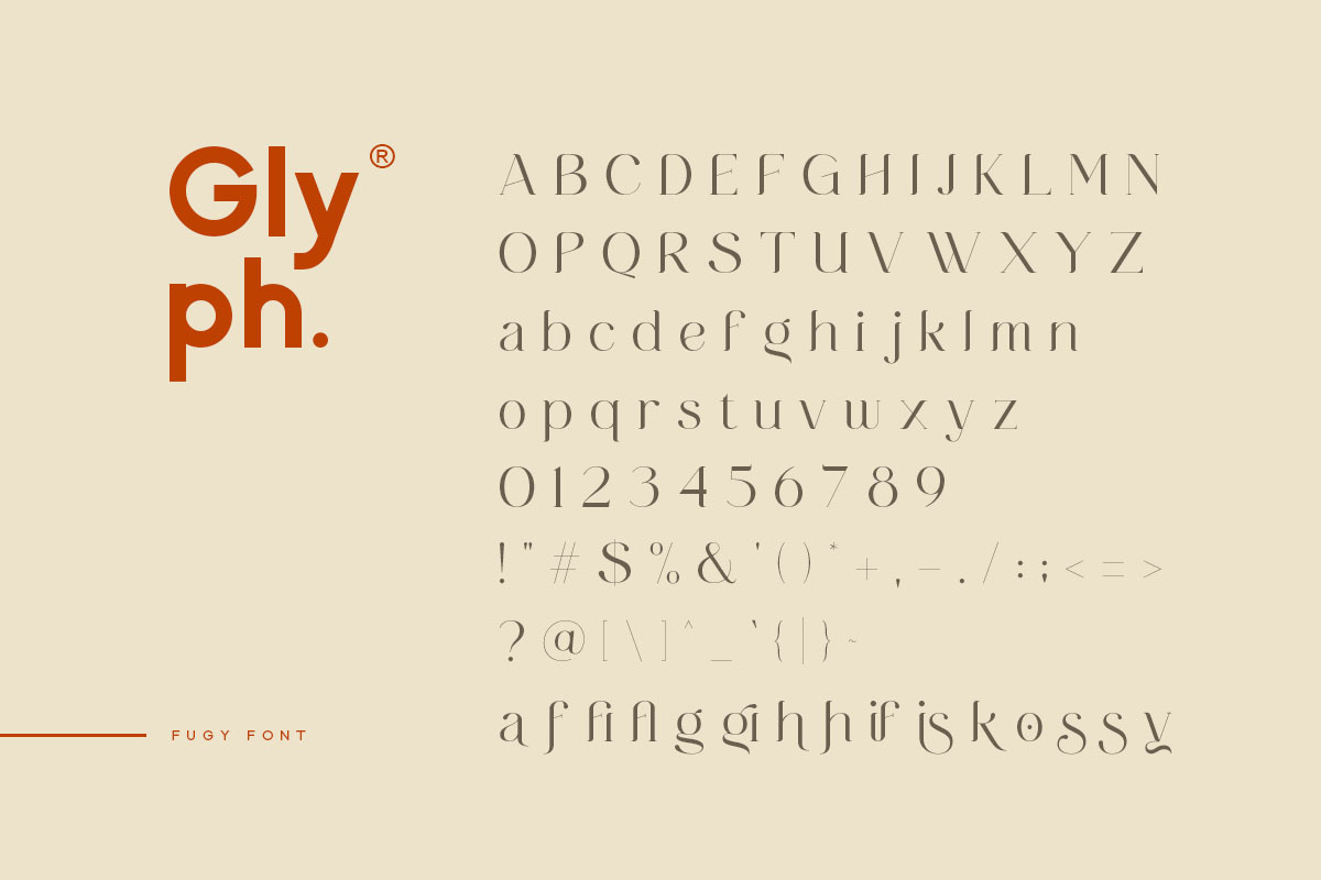 Fugi Font, a Serif Font by vuuuds