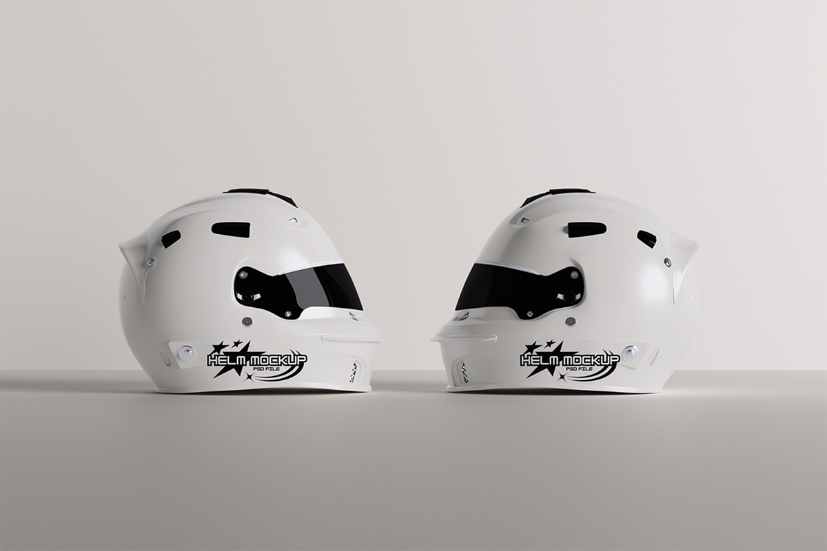 Helm Mockup, a Cups & Container Mockup by HanaSaka_Studio