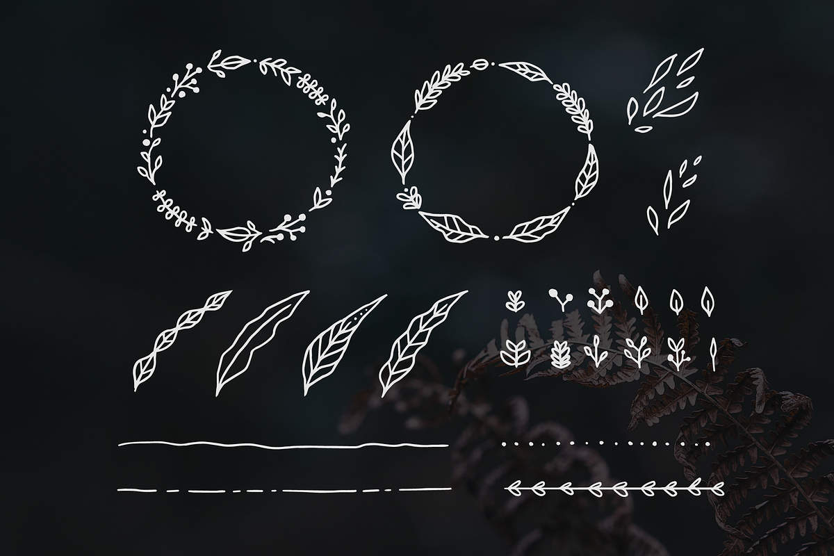Druid & Kosta Typeface, a Script Font by Projectile