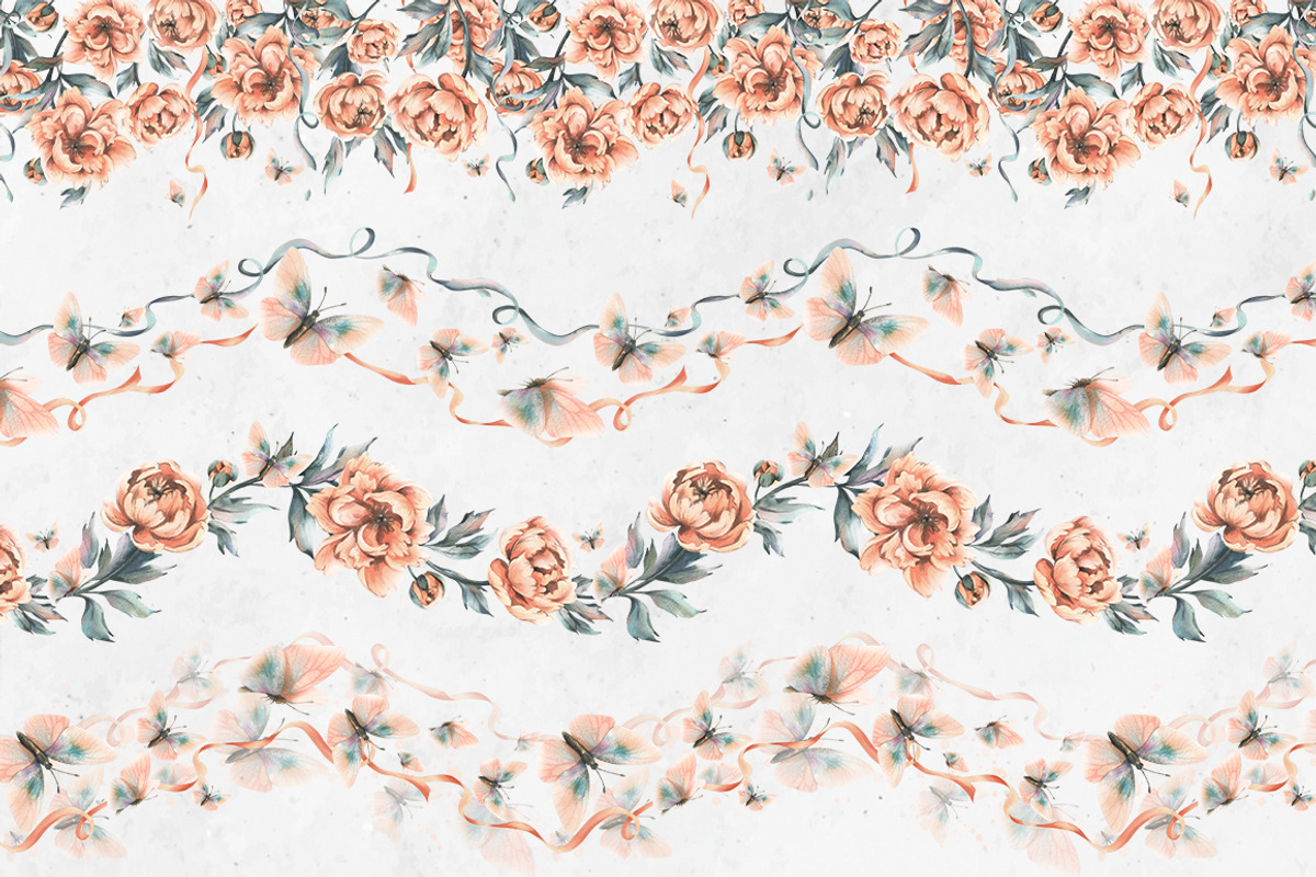 Hands and peonies watercolor clipart, a Person Illustration by NATASHA CHU