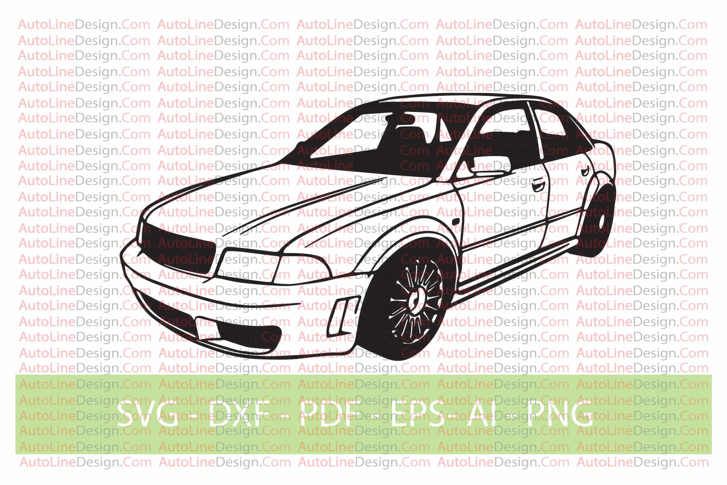 A4 S4 Tuning car Vector | Creative Market