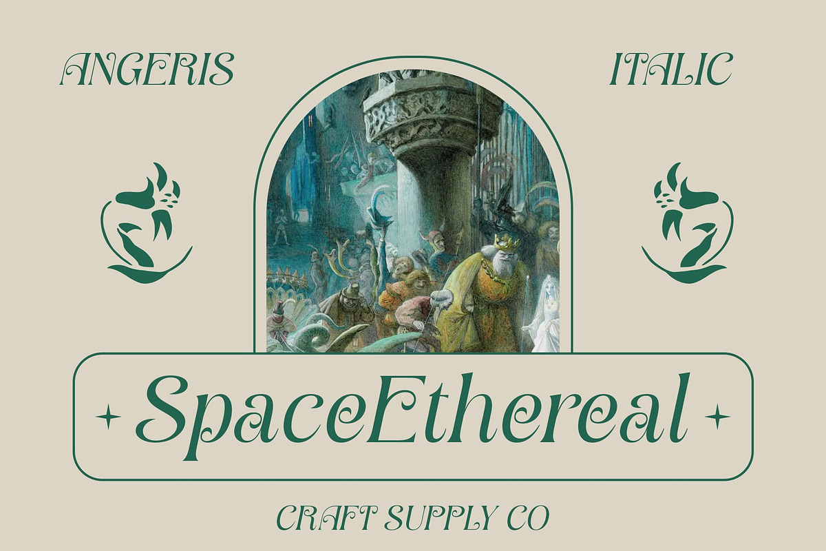 Angeris, a Serif Font by Craft Supply Co.