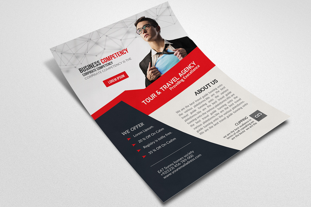 Business Training Flyer, a Flyer Template by Design Up