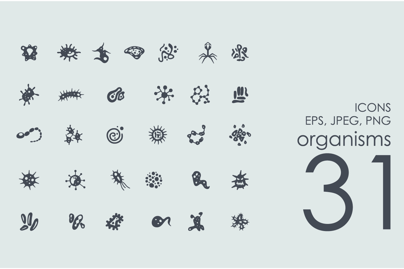 31 organisms icons, an Icon by Palau