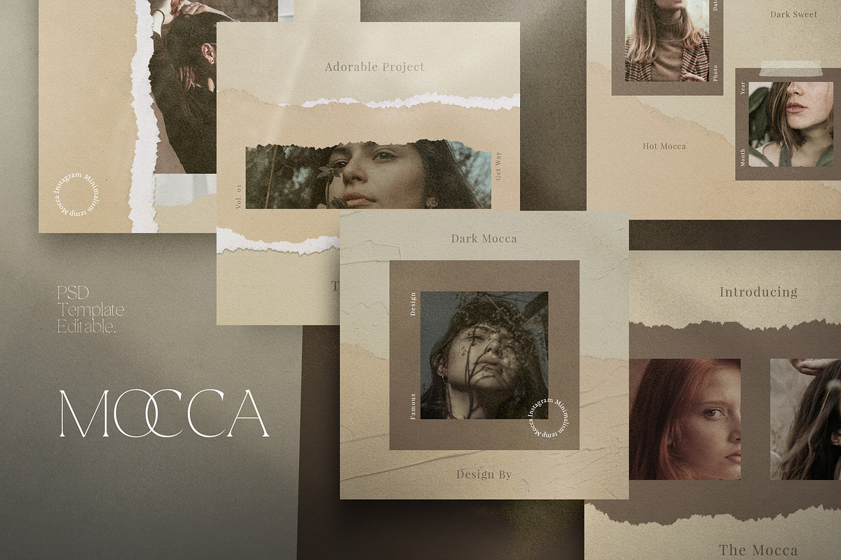 MOCCA-Fashion Branding Social Media, a Social Media Template by ...