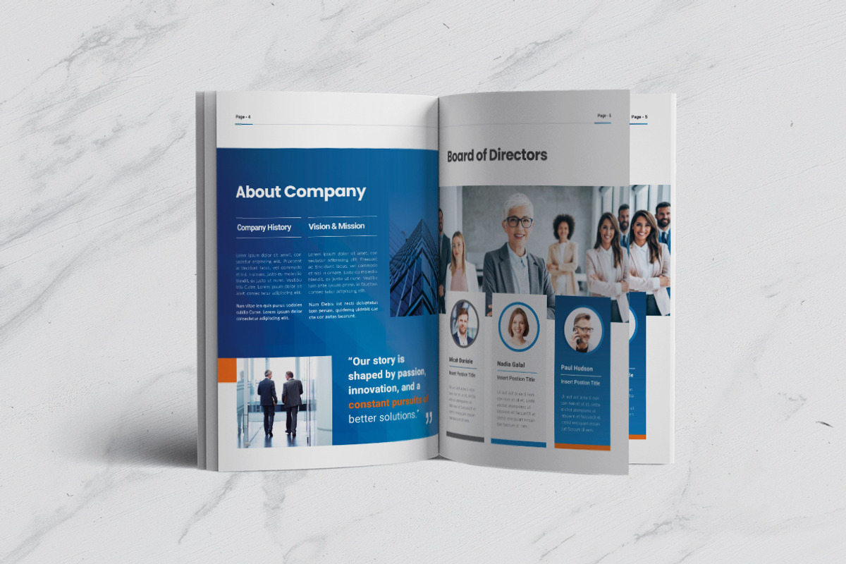 HR Employee Handbook Template, a Brochure Template by Creativity-Design