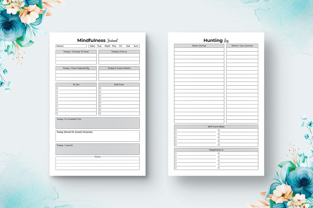 Editable Mindfulness Journal - KDP