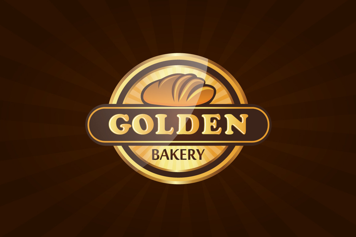 Golden Bakery Logo Template, a Branding & Logo Template by Grapixy