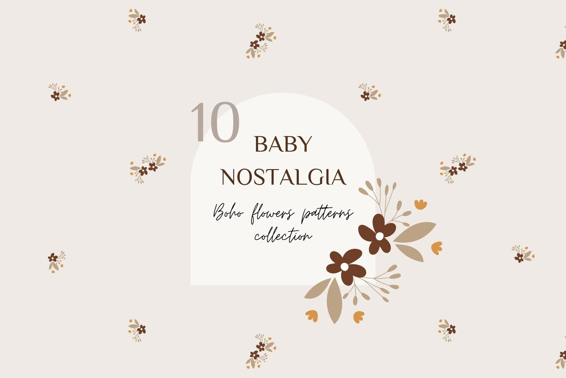 Baby Nostalgia Patterns Collection, a Pattern Graphic by Alina Karpenko