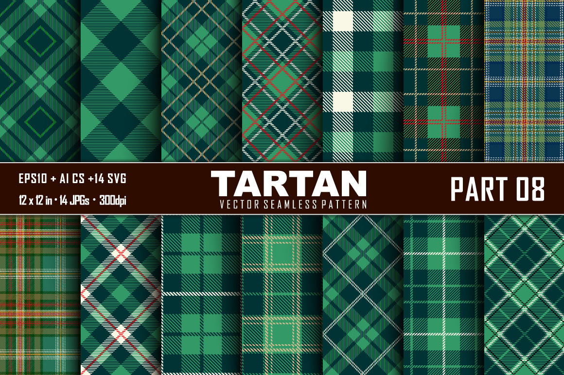 Seamless Tartan Pattern Part -08, a Pattern Graphic by Vectorchoice