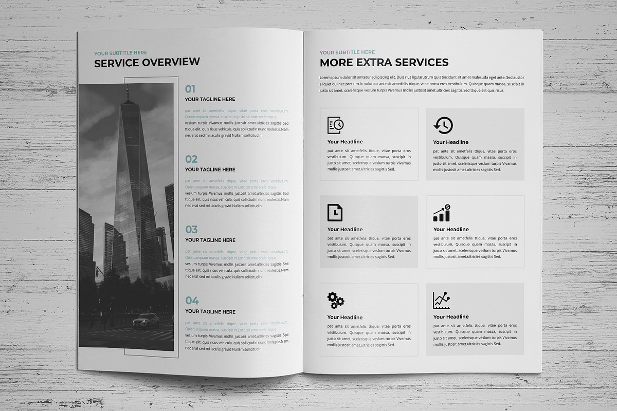 Project Proposal Brochure, a Brochure Template by SamiSimply7