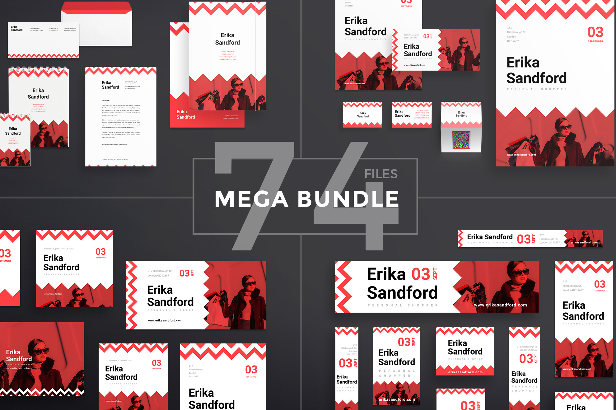 Mega Bundle | Fashion & Style, a Poster Template by Amber Graphics