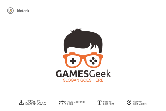 Games Geek Logo | Branding & Logo Templates ~ Creative Market