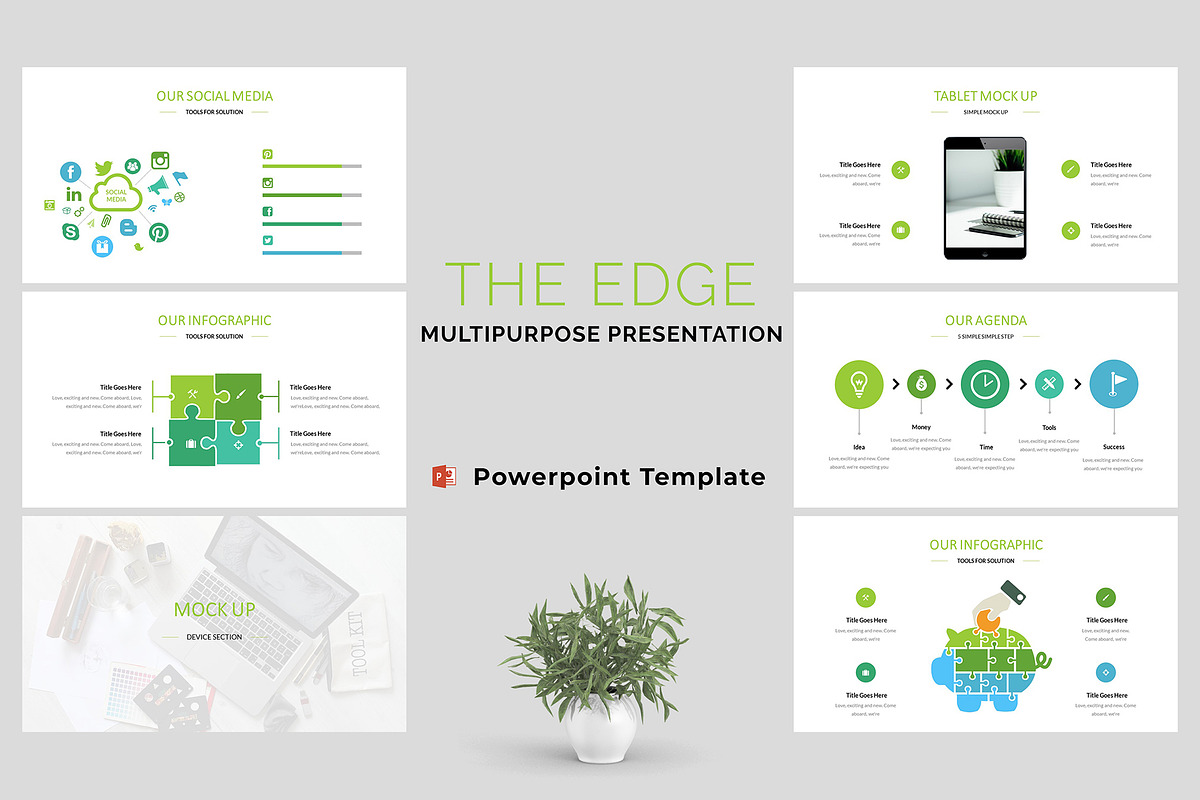 The Edge - Powerpoint Template, a Presentation Template by Incools ...