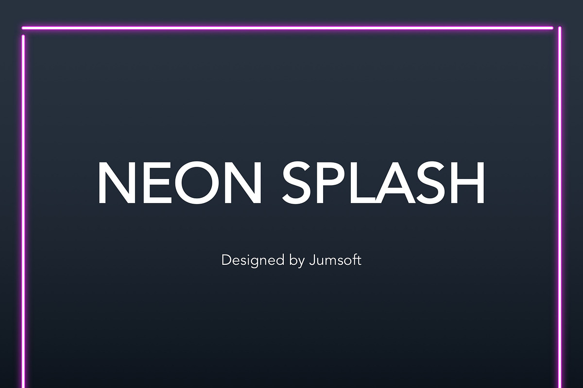 Neon Splash Google Slides Theme, a Presentation Template by Jumsoft